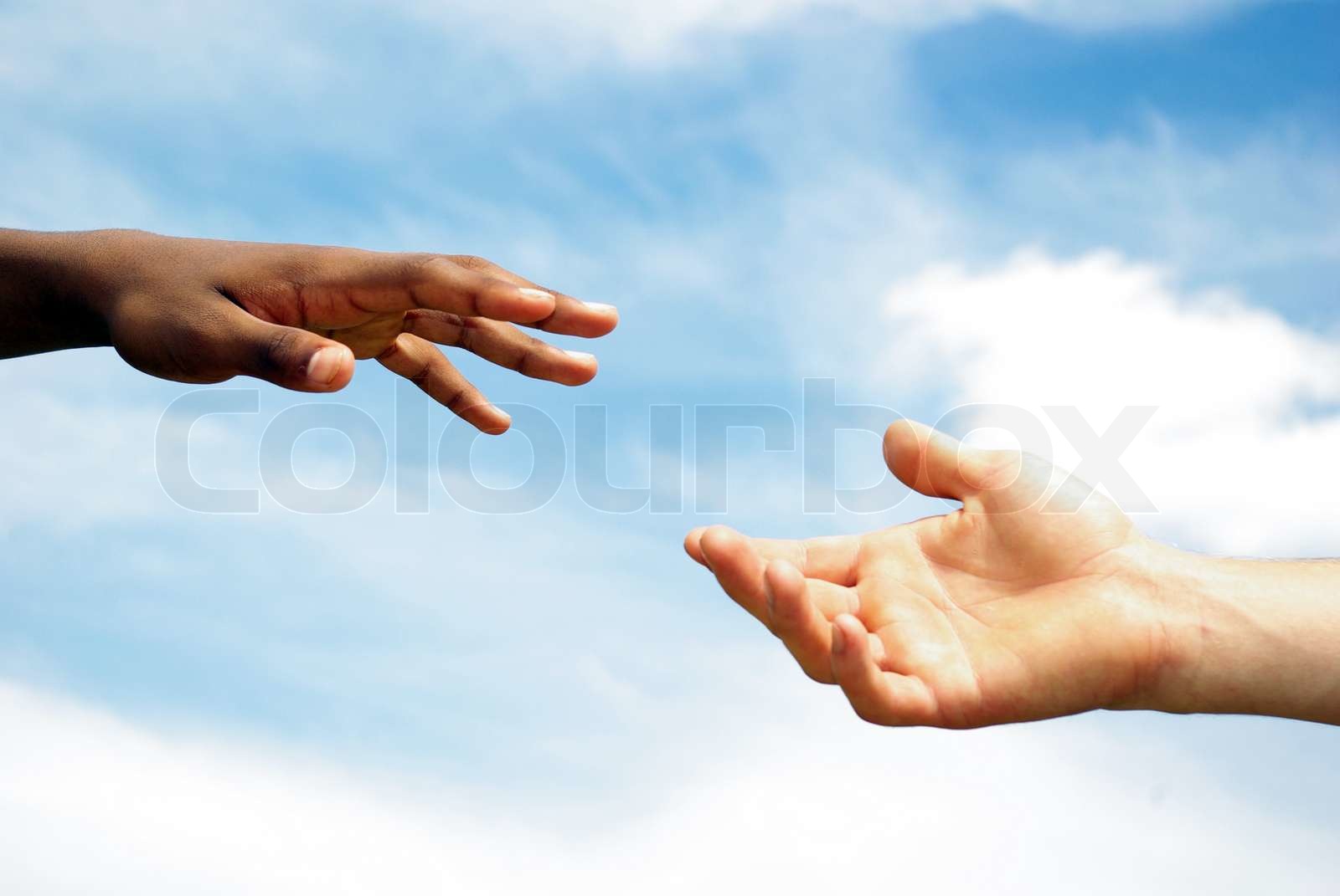 helping hand | Stock image | Colourbox