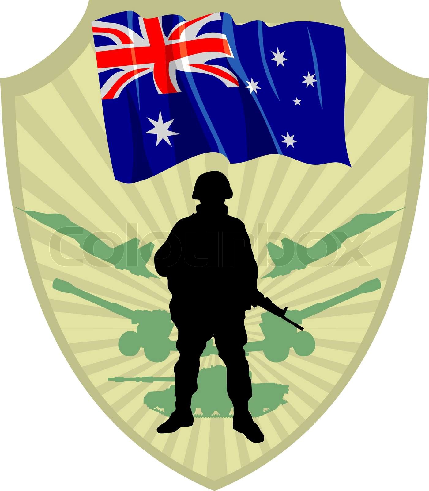 Army of Australia | Stock vector | Colourbox