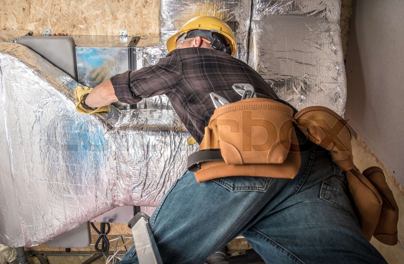 Heating and Cooling Work | Stock image | Colourbox