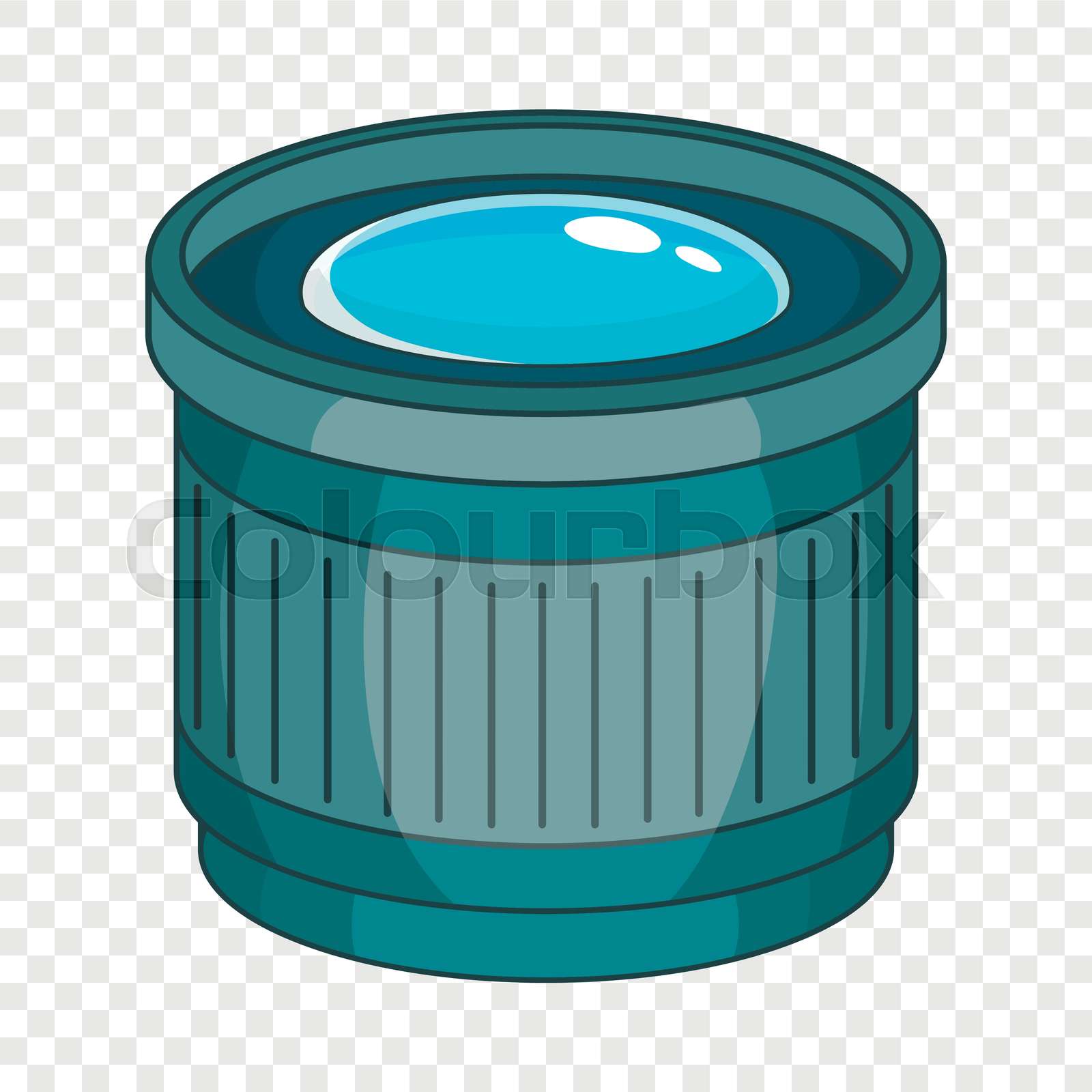 Objective icon, cartoon style | Stock vector | Colourbox