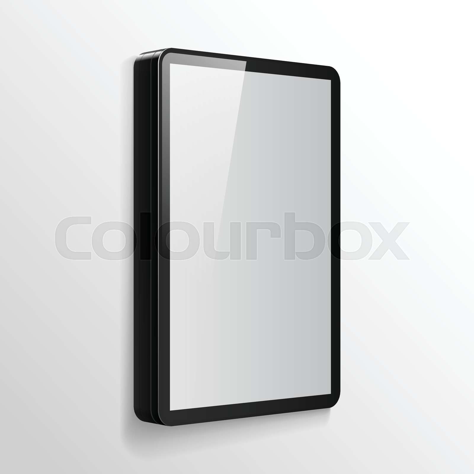 Realistic light box template | Stock vector | Colourbox