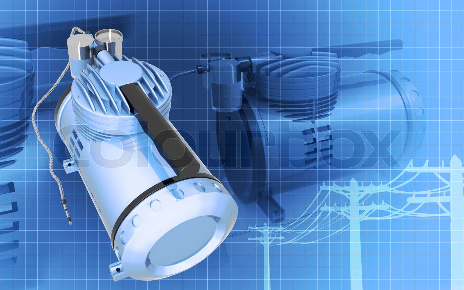 Air Compressor | Stock image | Colourbox