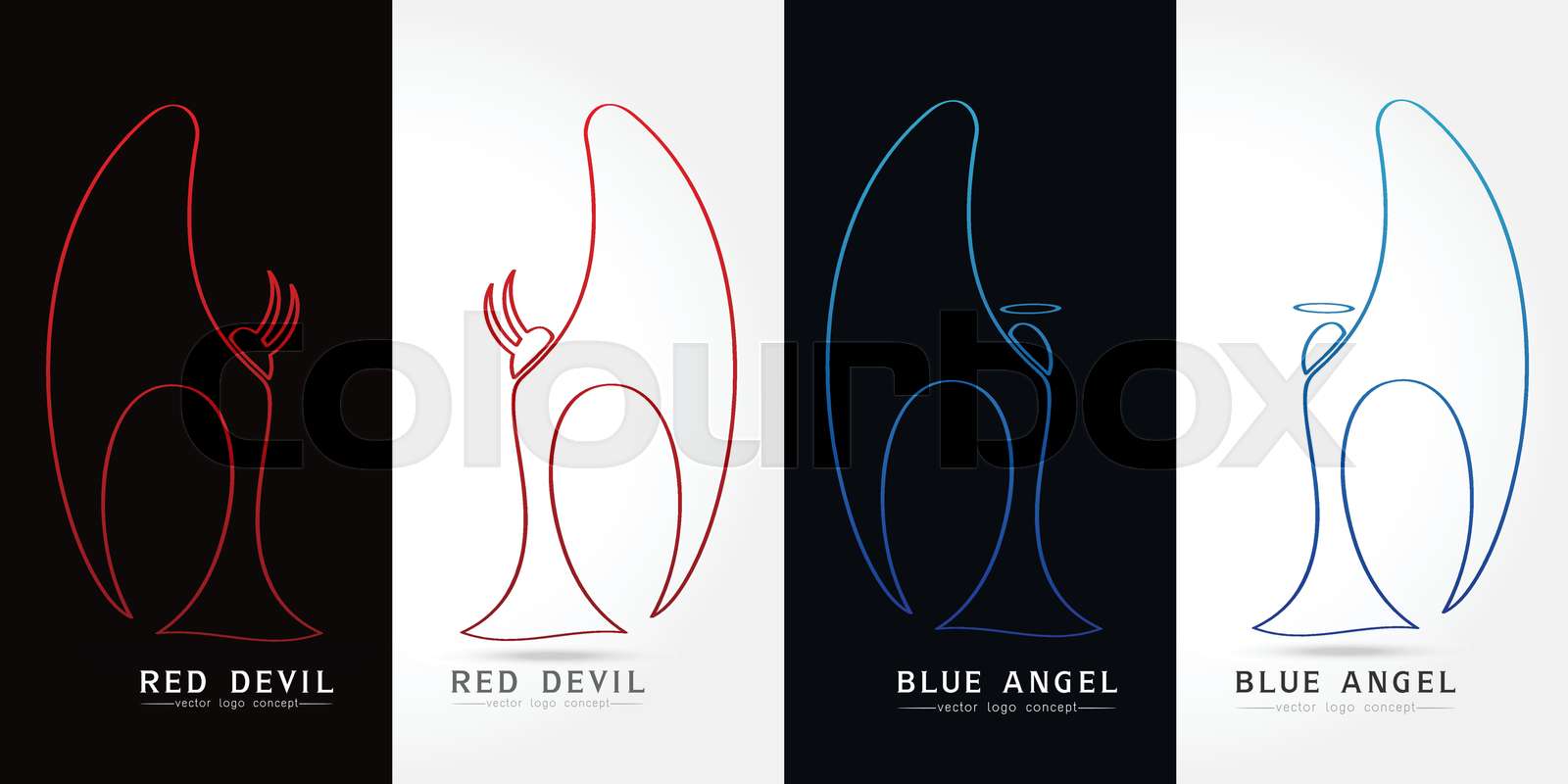 Angel Logo Vector