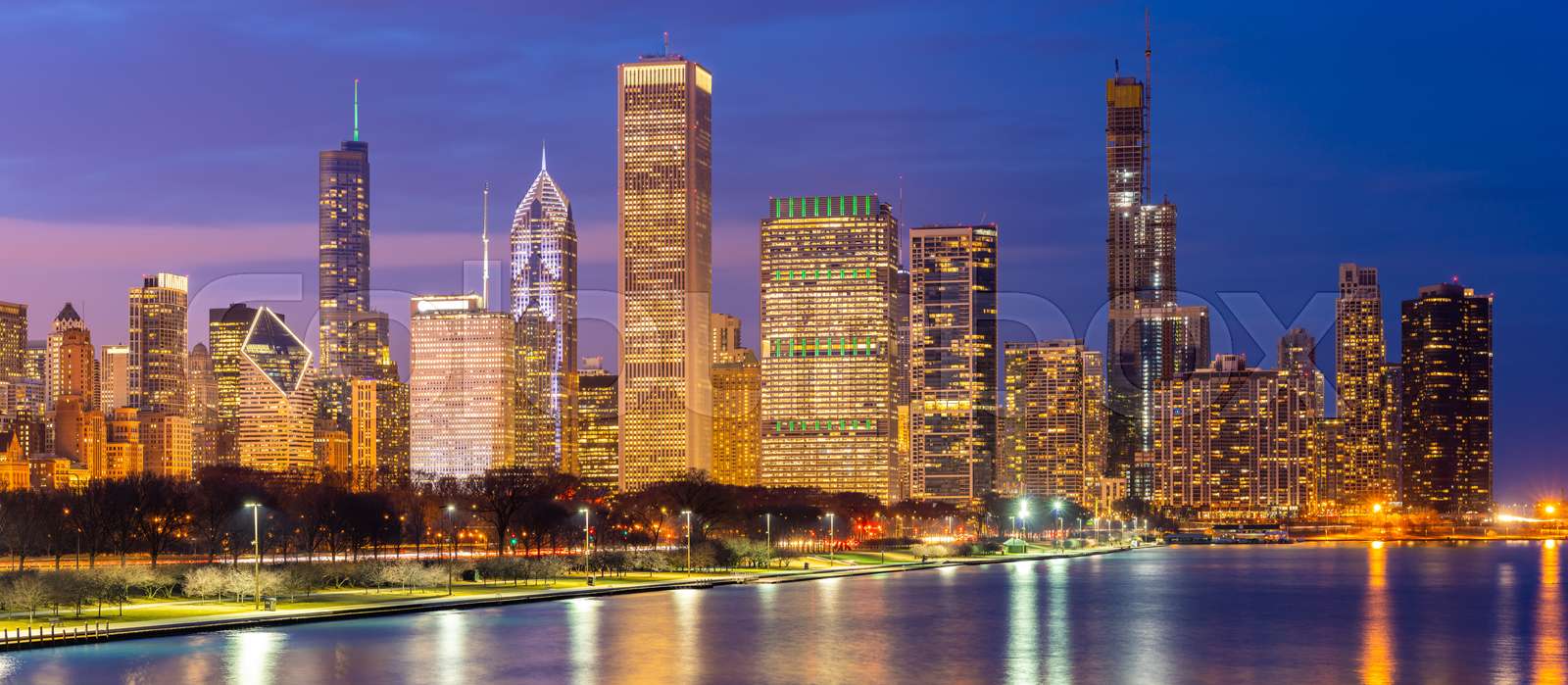 city, usa, skylines | Stock Bild | Colourbox