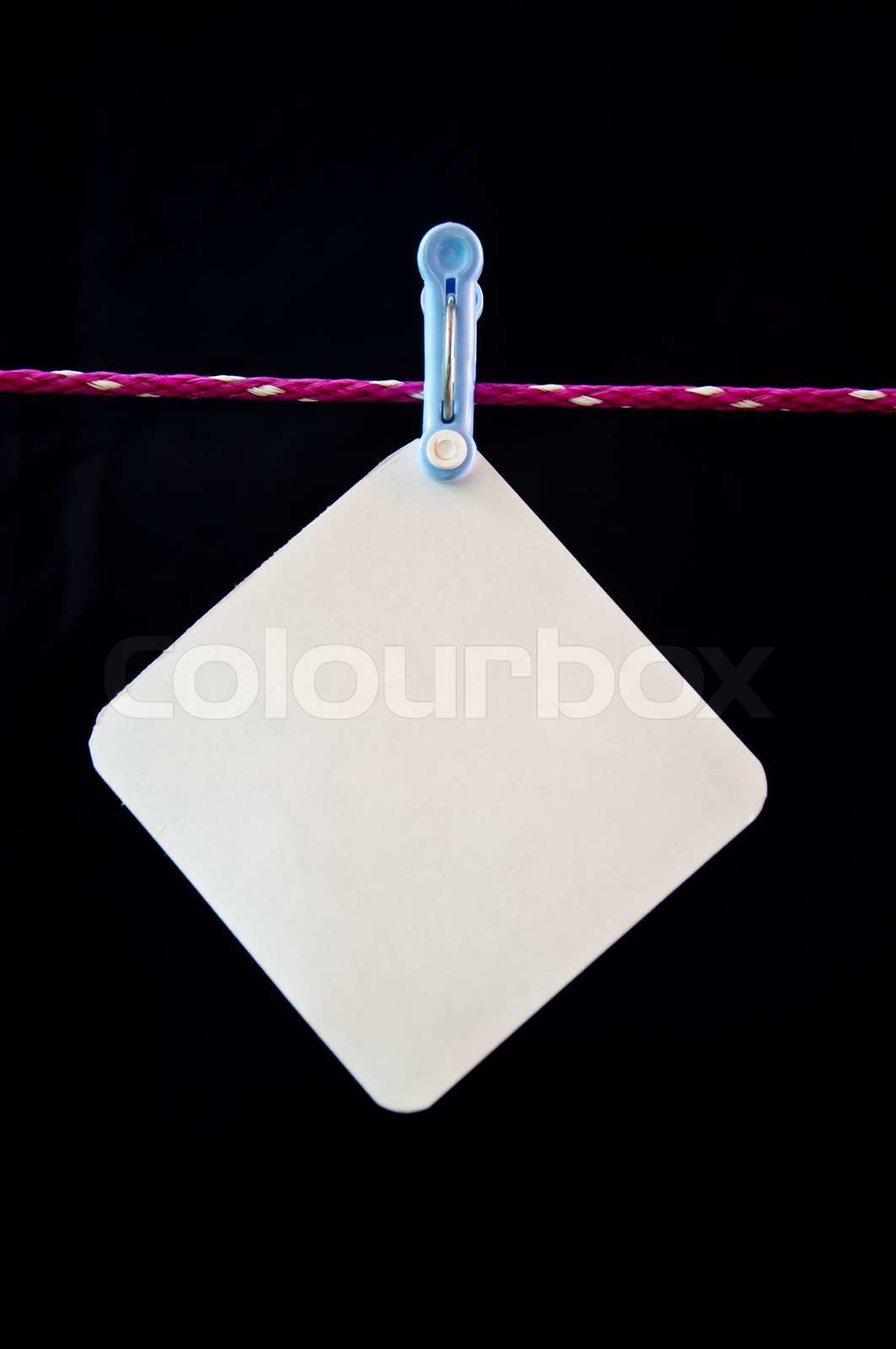 Hang paper | Stock image | Colourbox