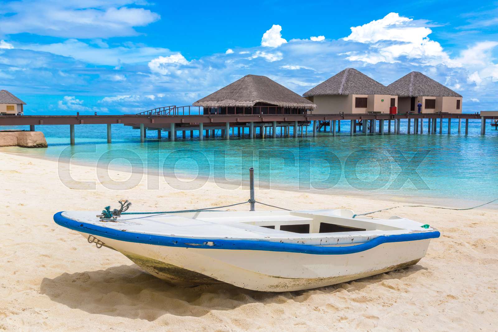 Boat in the Maldives | Stock image | Colourbox