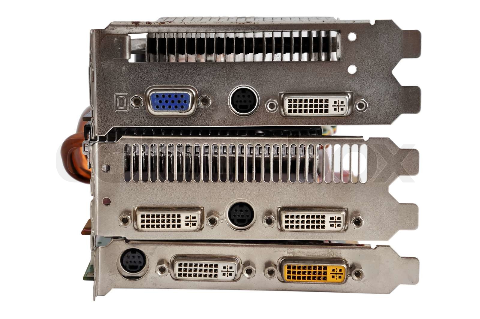 Computer graphic cards | Stock image | Colourbox