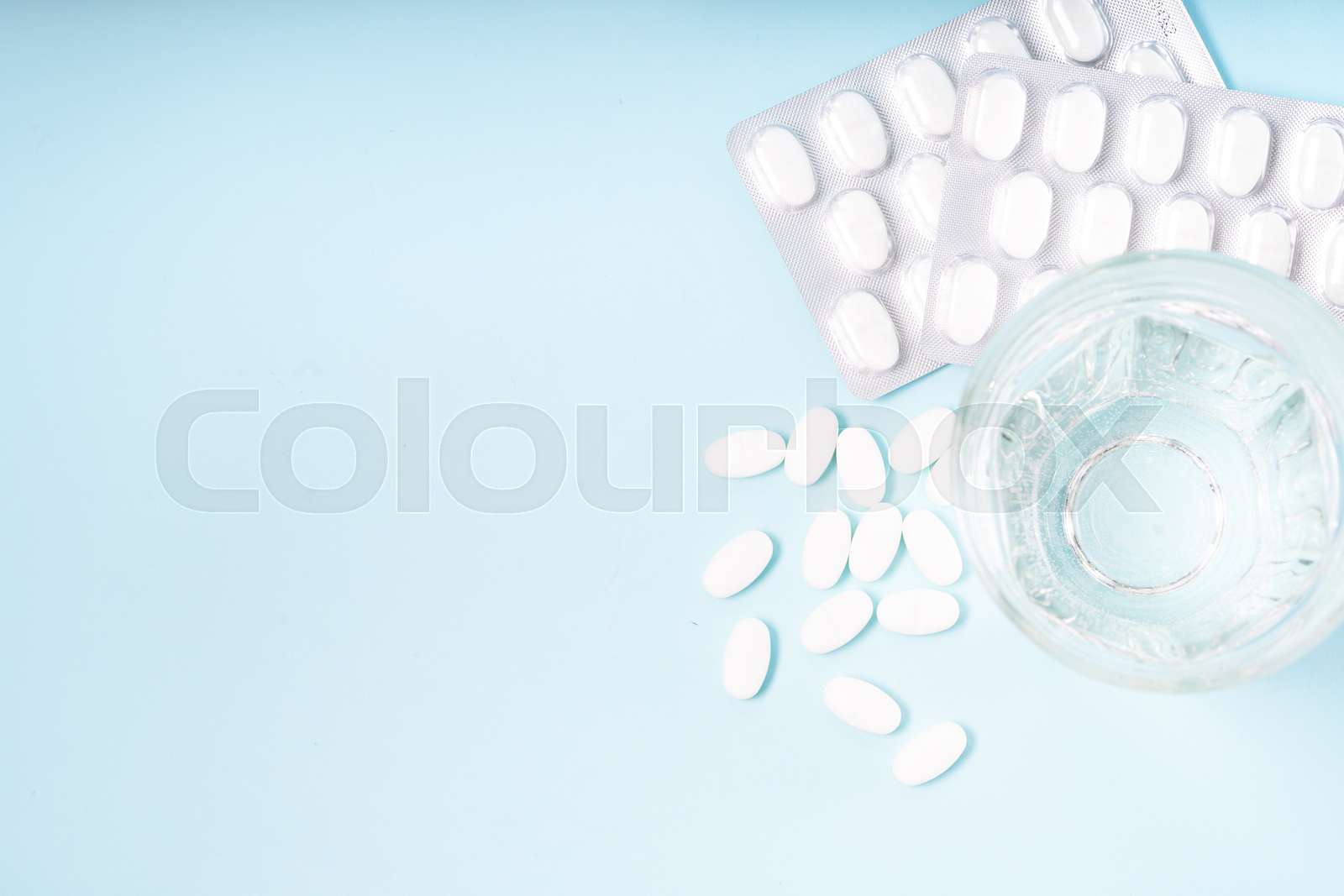Pile of pills | Stock image | Colourbox
