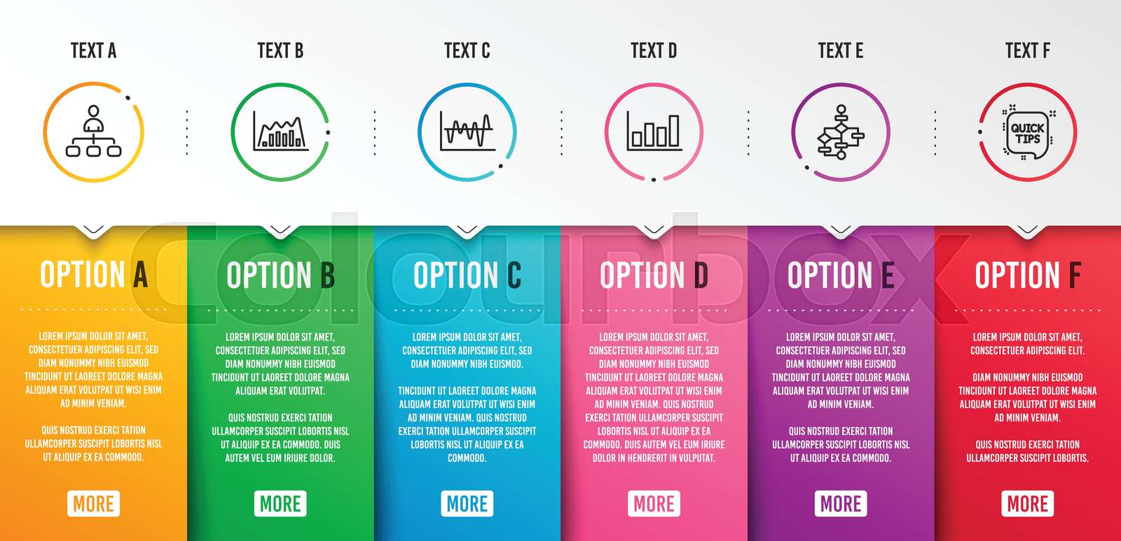 Stock analysis, Management and Block diagram icons set. Report diagram ...