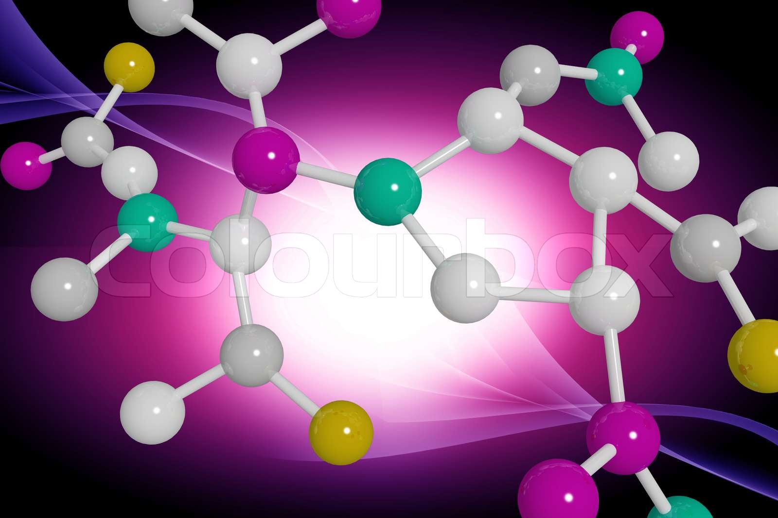 molecules | Stock image | Colourbox
