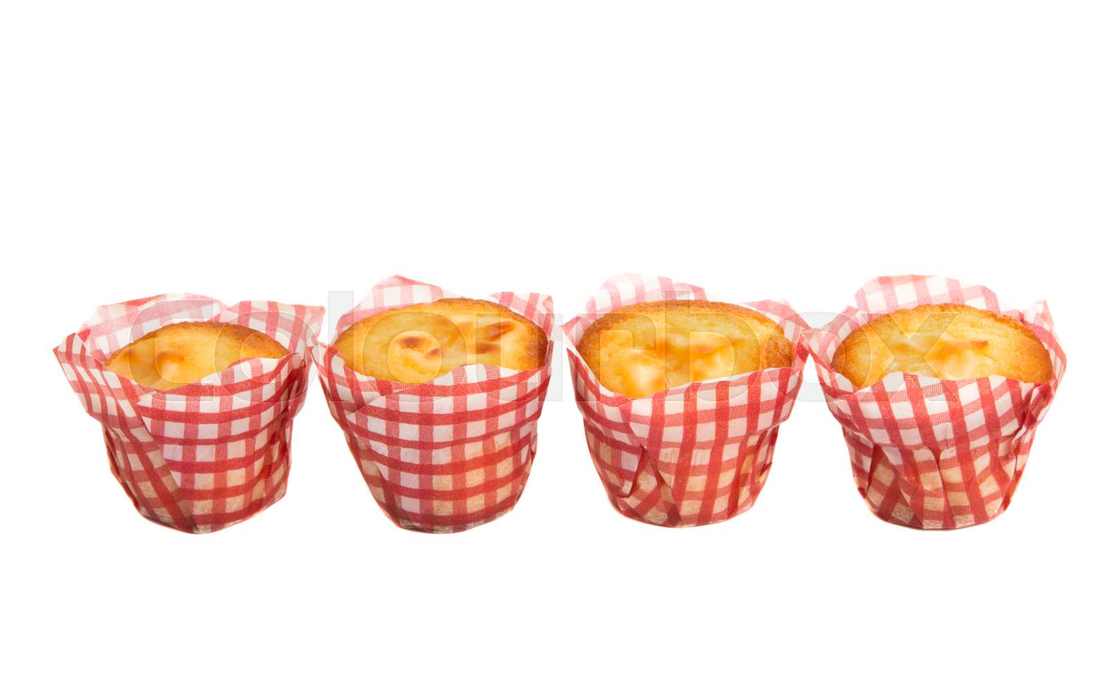 small swiss muffins isolated | Stock image | Colourbox