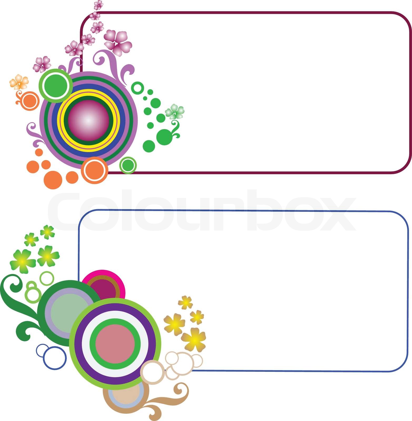 Background for the message | Stock vector | Colourbox