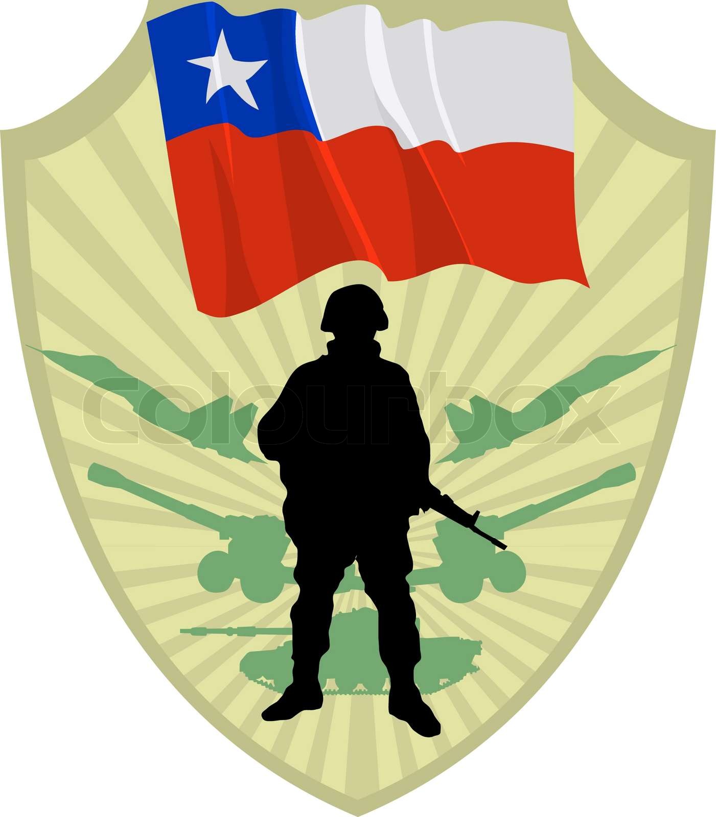 Army of Chile | Stock vector | Colourbox