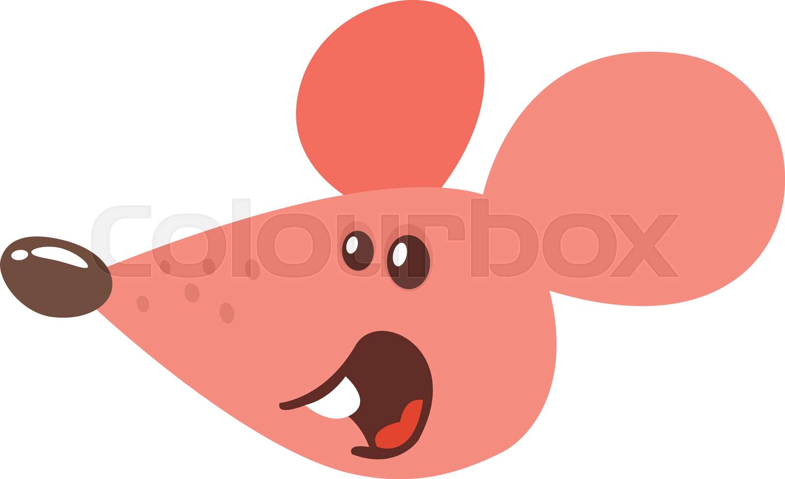 Cartoon Mouse Head