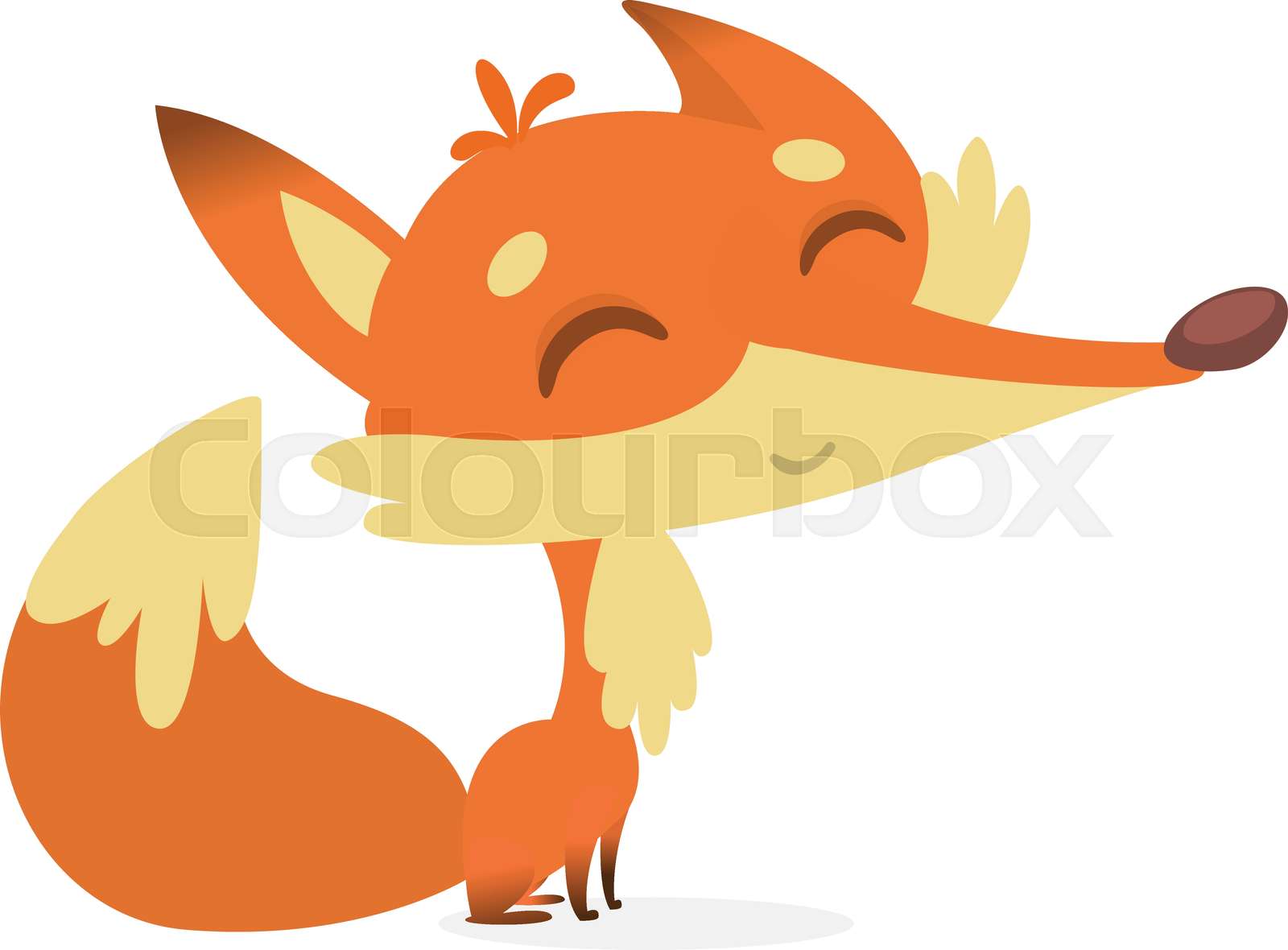 fuchs, icon, comic | Stock-Vektor | Colourbox