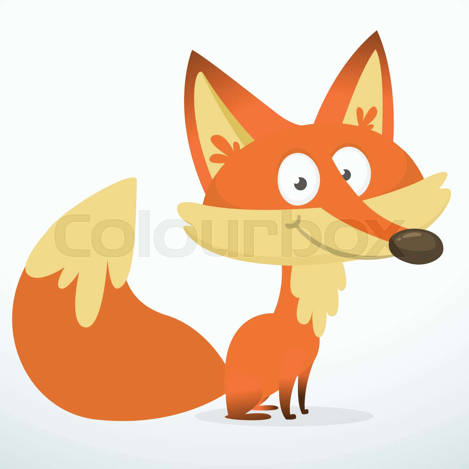 fuchs, icon, comic | Stock-Vektor | Colourbox