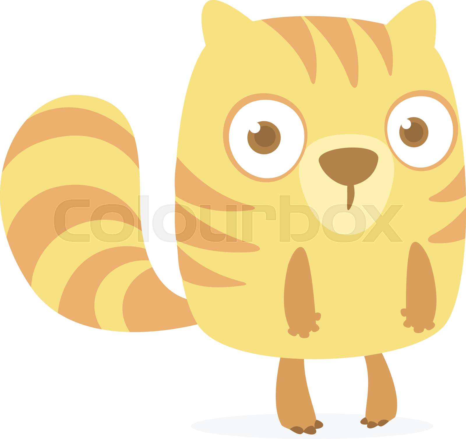 Woodchuck or chipmunk cartoon character | Stock vector | Colourbox