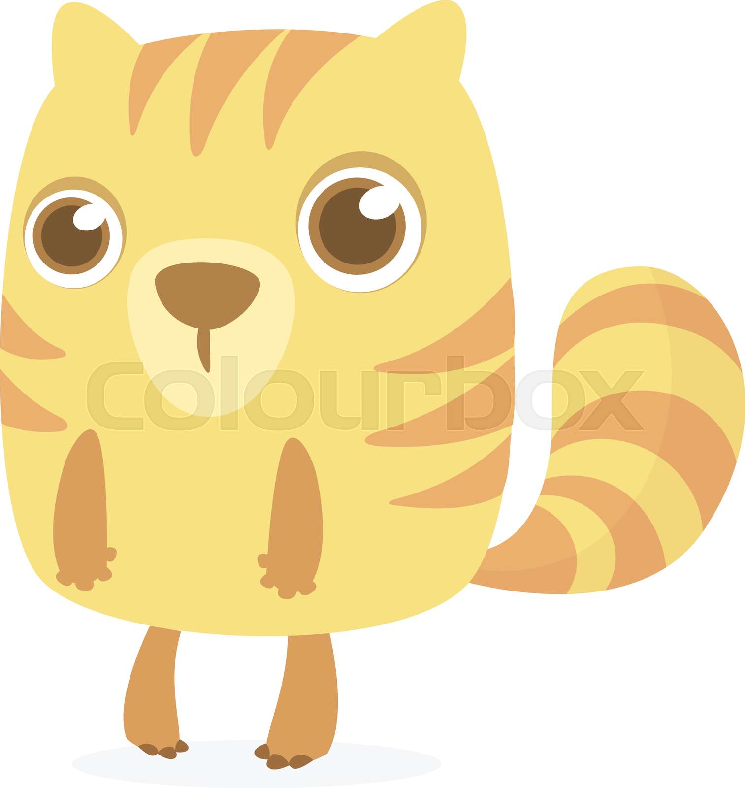 Woodchuck or chipmunk cartoon character | Stock vector | Colourbox