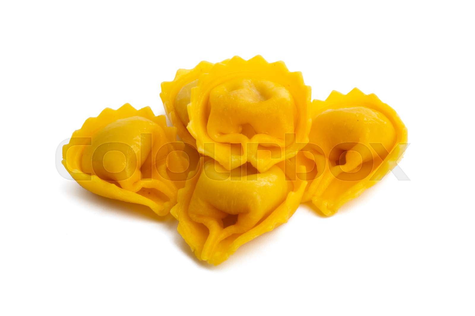 ravioli isolated | Stock image | Colourbox