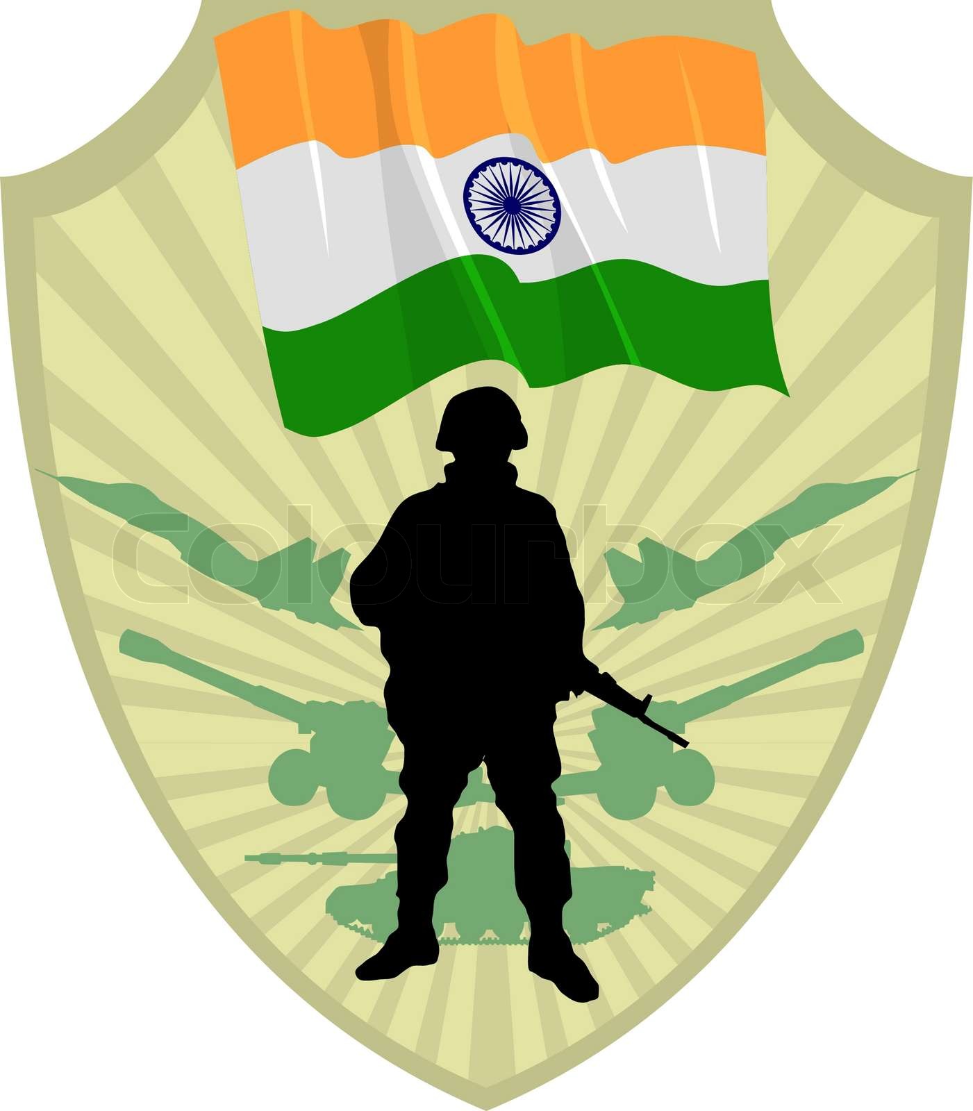 Army of India | Stock vector | Colourbox