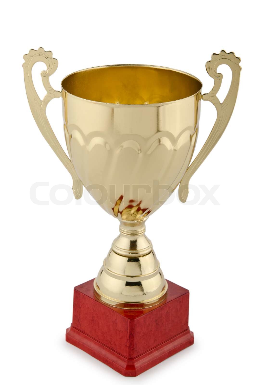 Winners cup isolated on the white | Stock image | Colourbox