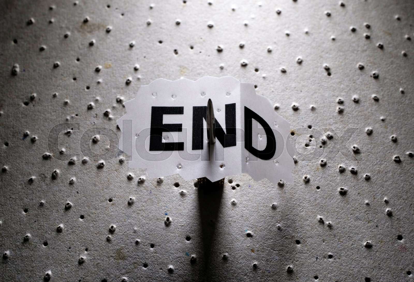 End Label close up | Stock image | Colourbox