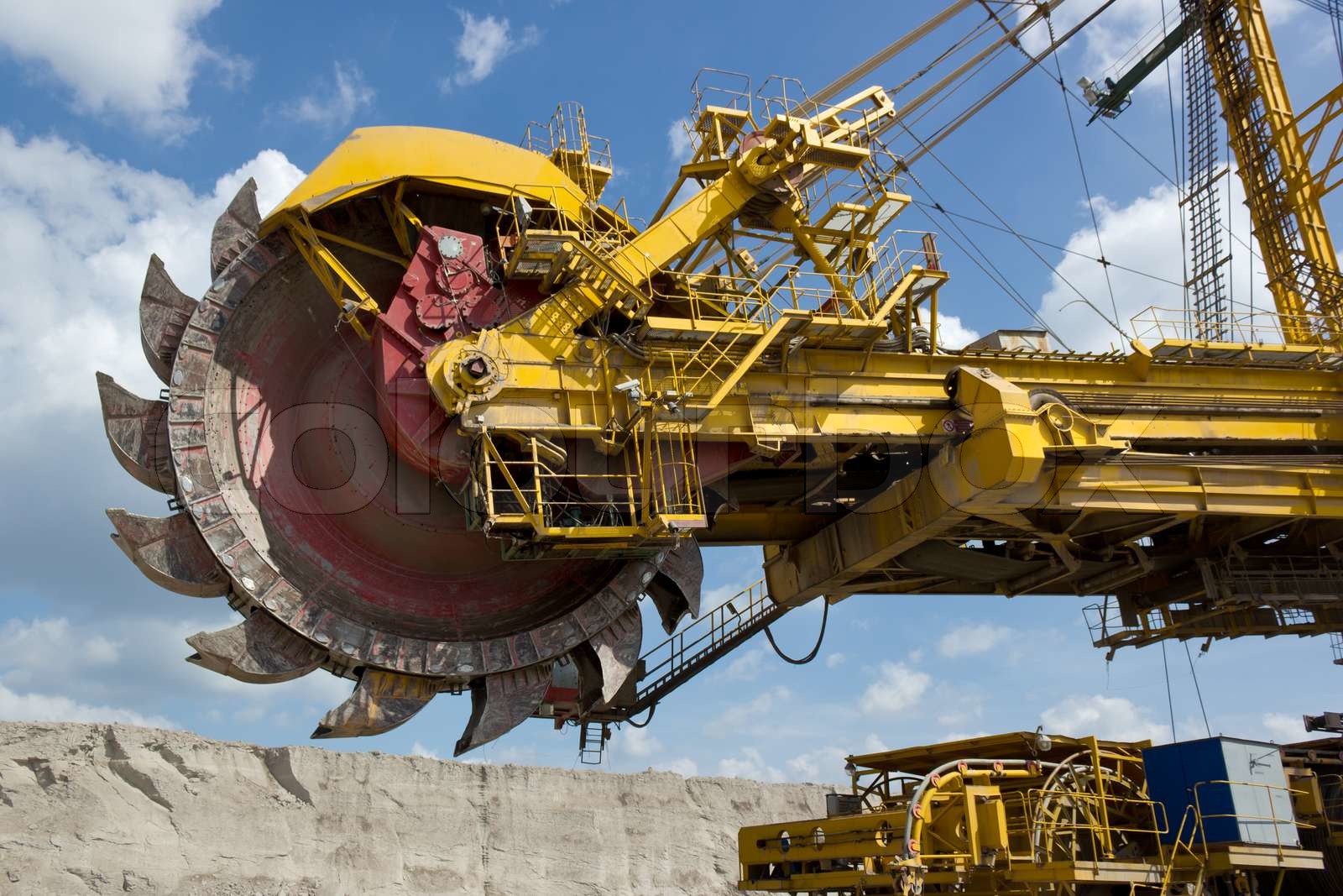 Coal mine excavator | Stock image | Colourbox