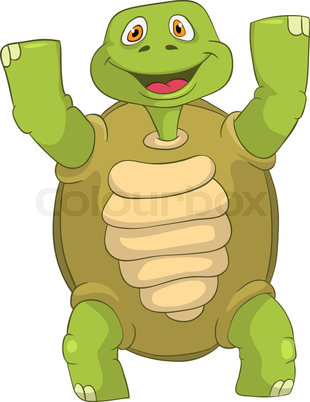 Funny Turtle Winner | Stock vector | Colourbox