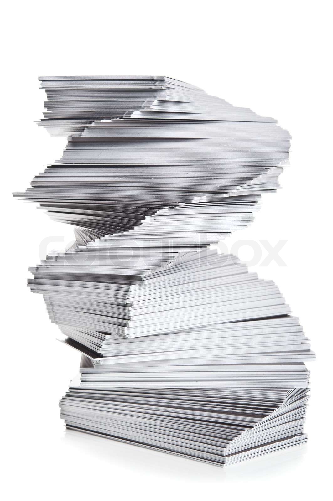 stack of cards | Stock image | Colourbox