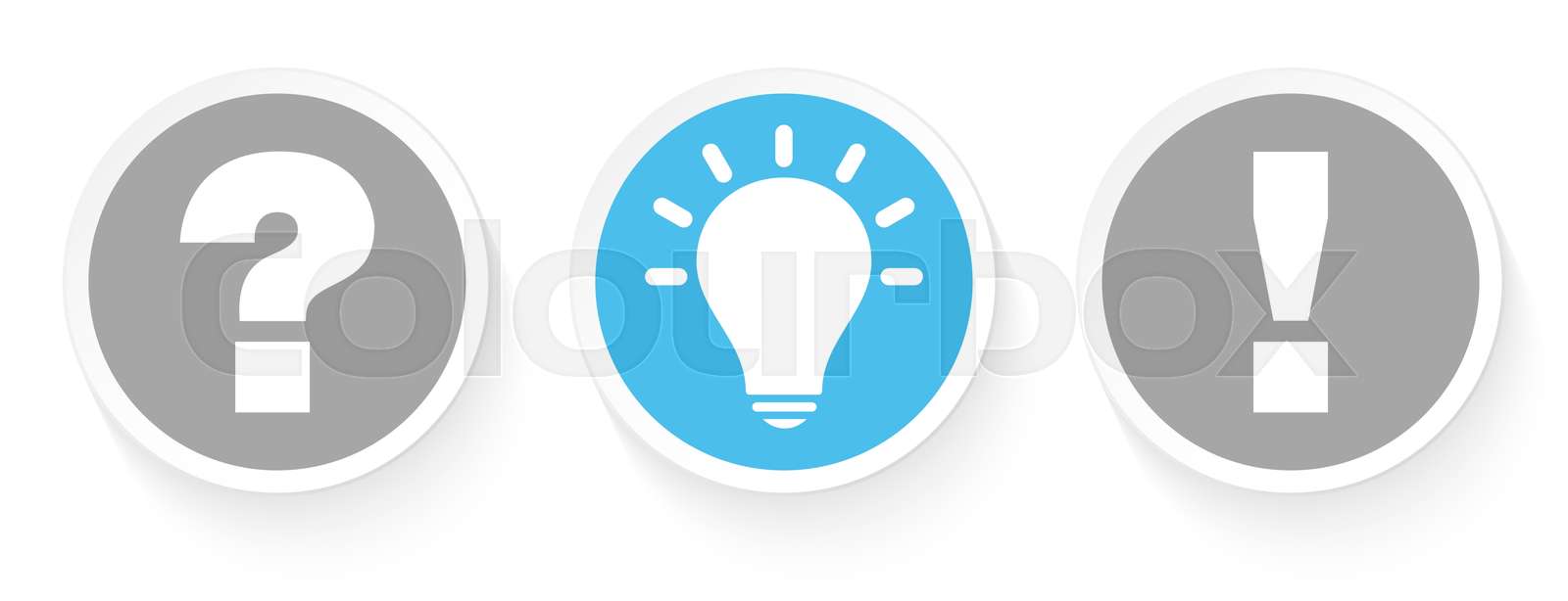 idee, button, karriere | Stock vector | Colourbox