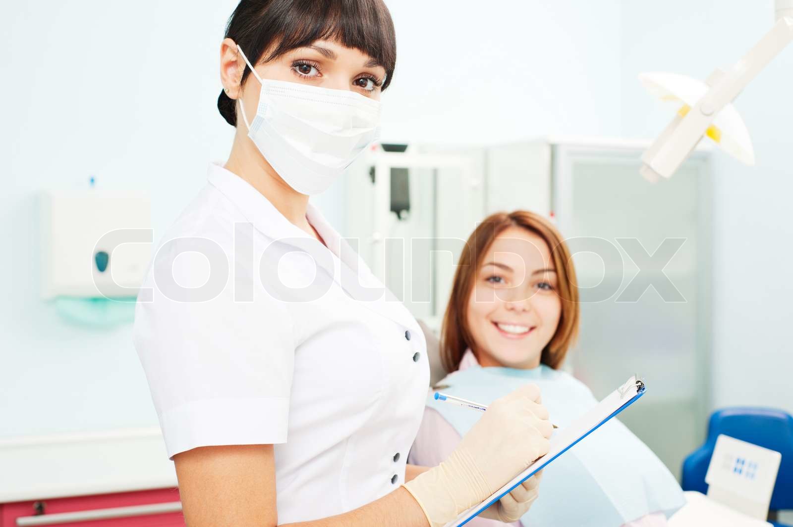 doctor and smiley patient | Stock image | Colourbox