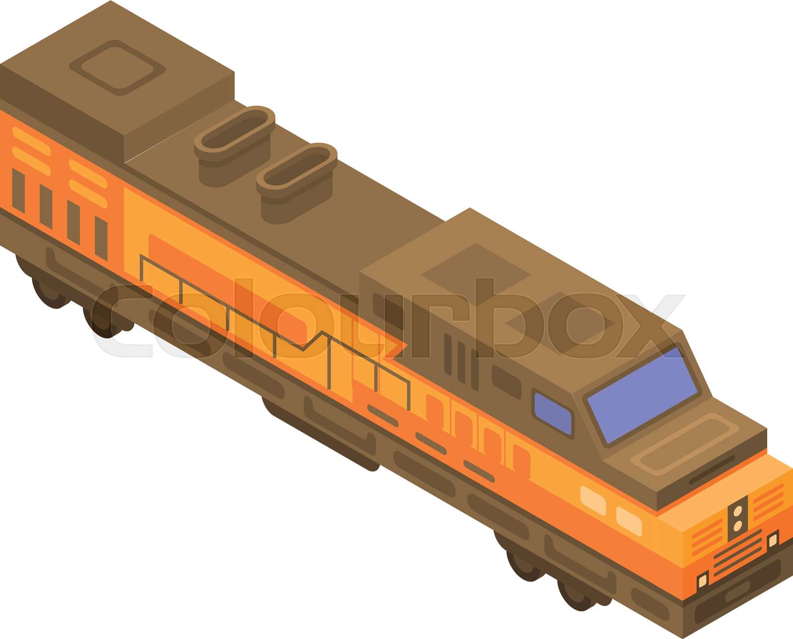 cargo, bahn, icon | Stock-Vektor | Colourbox