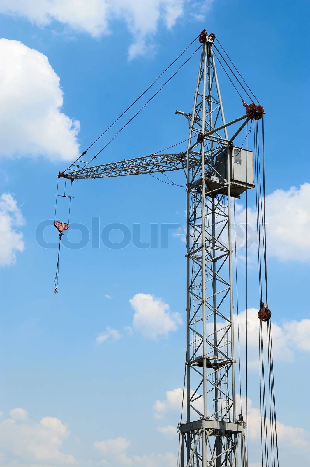 hoisting crane | Stock image | Colourbox