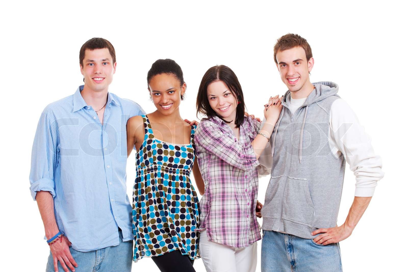 smiley friends | Stock image | Colourbox