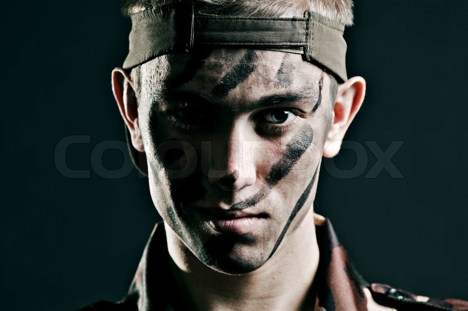 young military man | Stock image | Colourbox