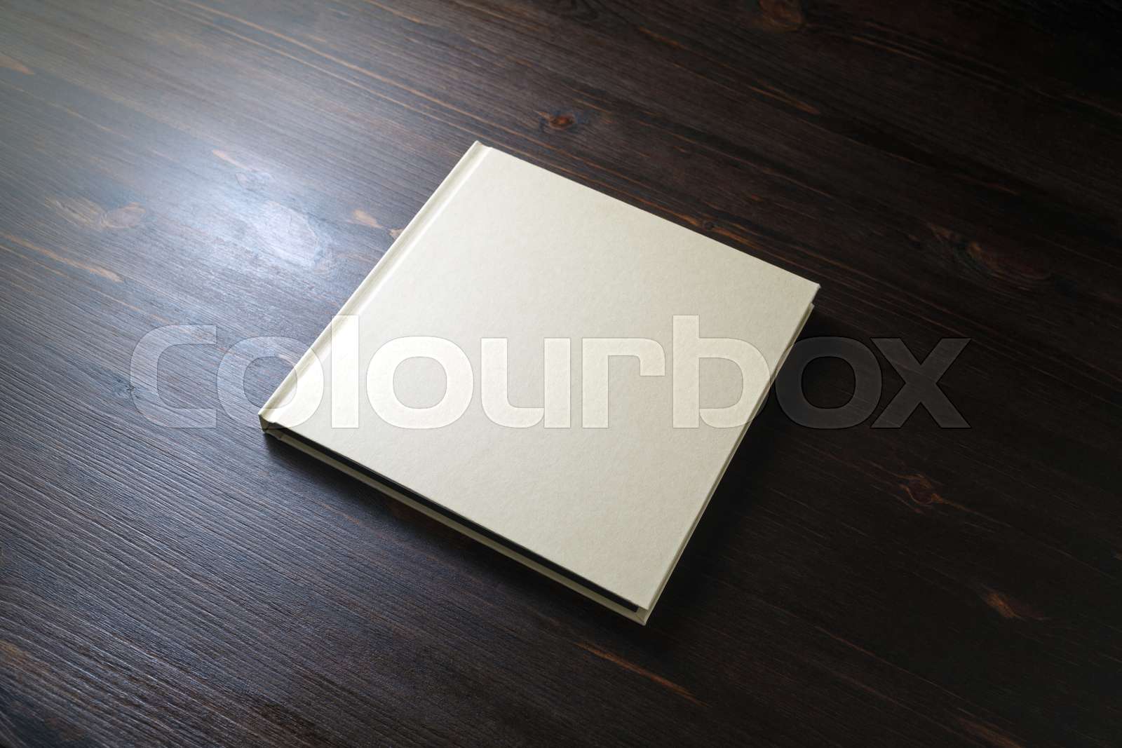 Closed blank book | Stock image | Colourbox