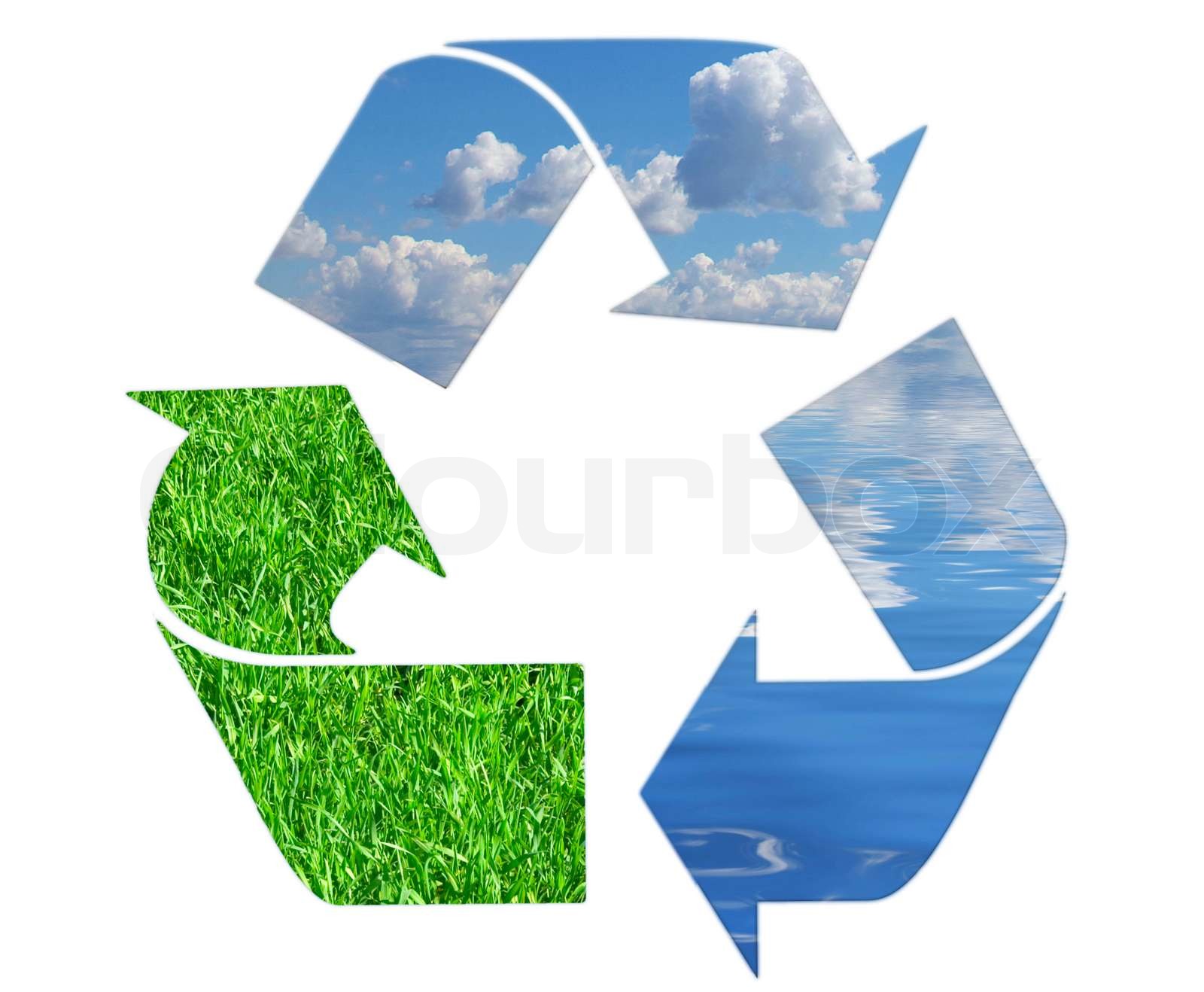 Recycling-symbol | Stock Bild | Colourbox