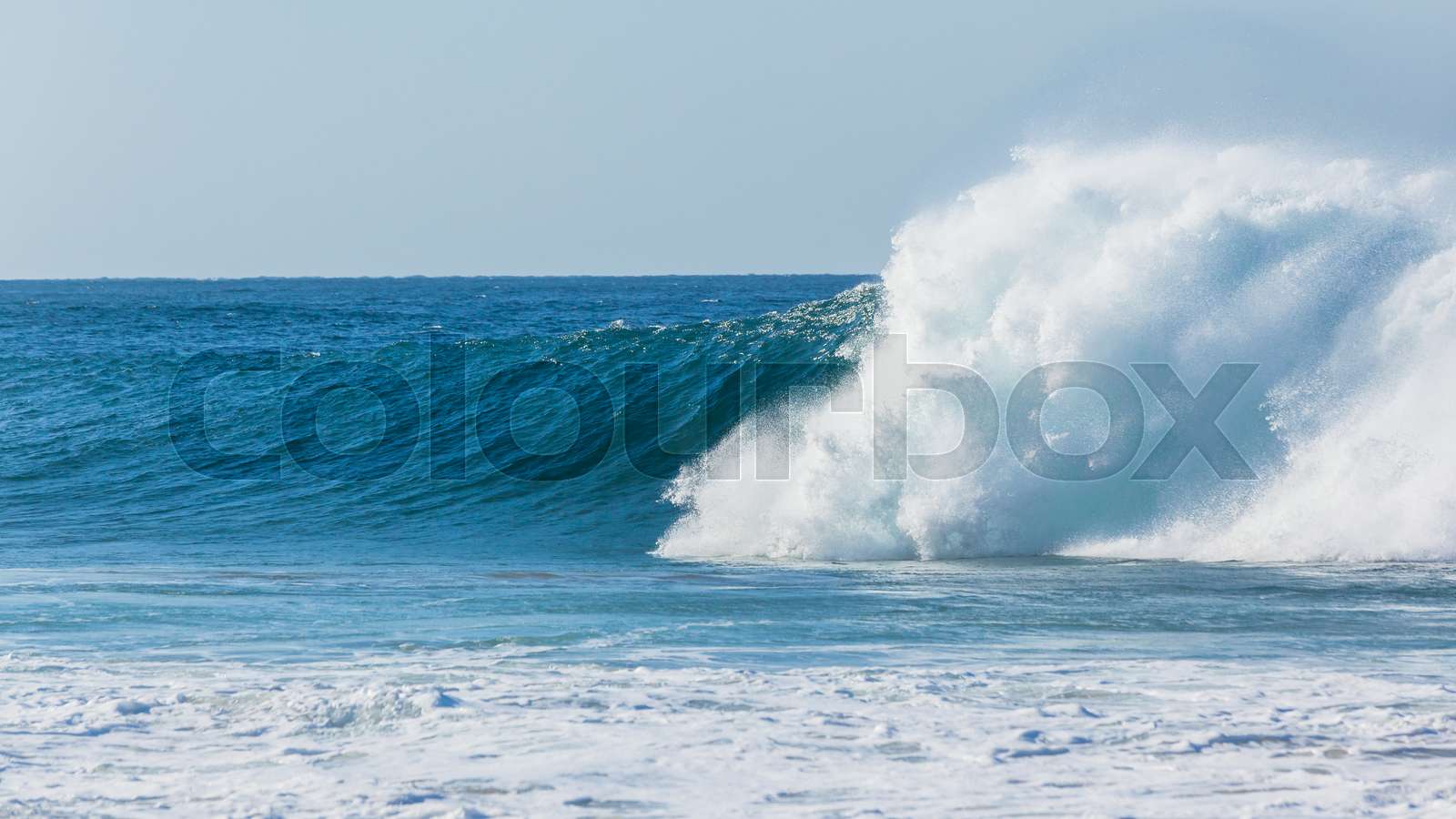 Ocean Wave Exploding Spray | Stock image | Colourbox