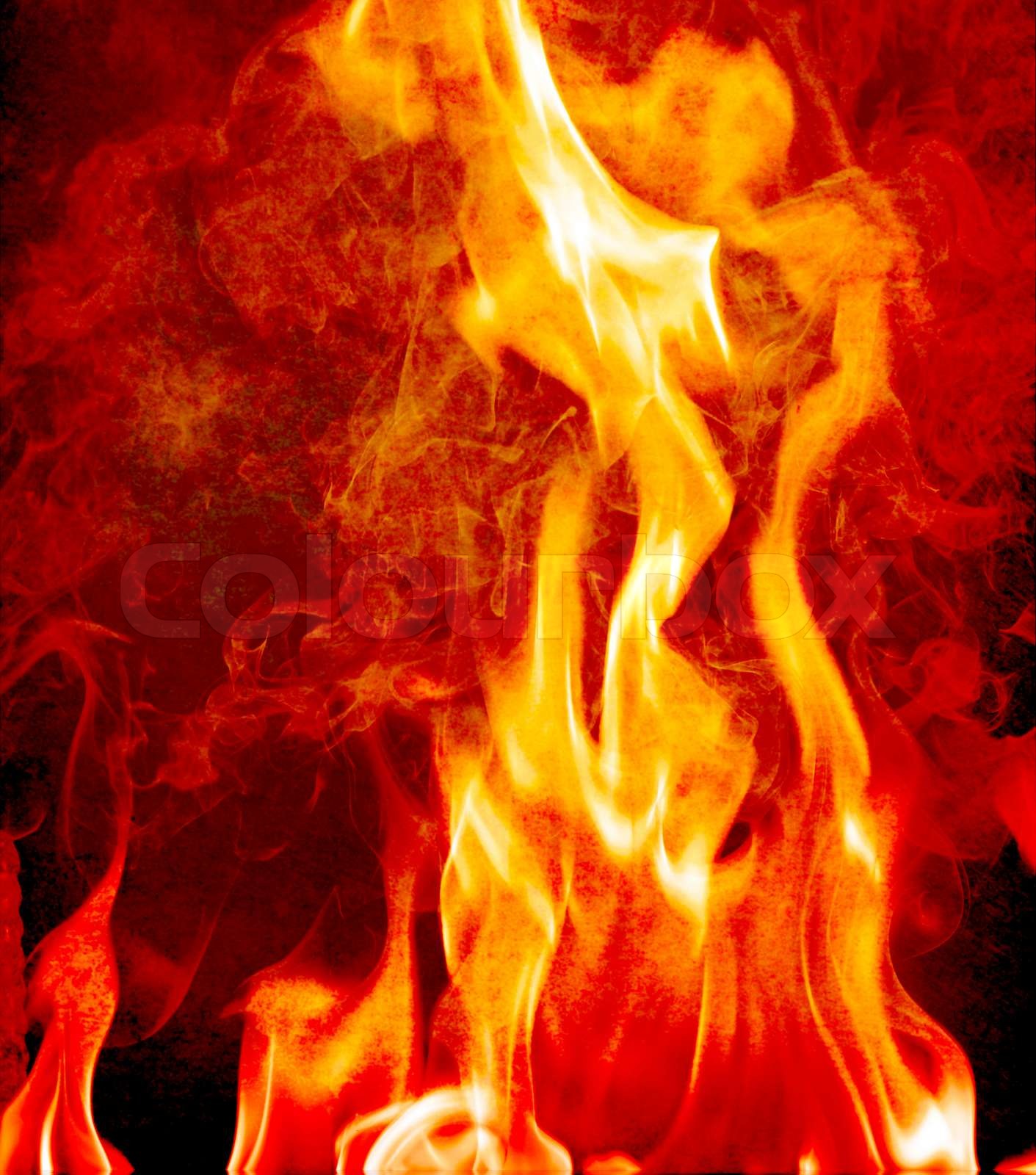 Fireflames | Stock image | Colourbox