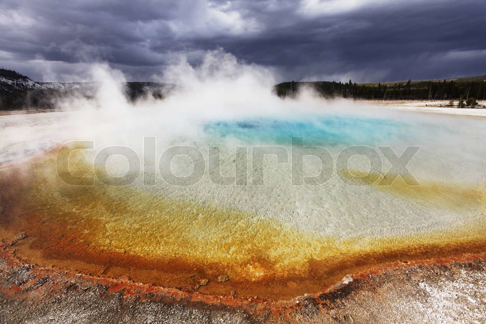 Hot spring | Stock image | Colourbox