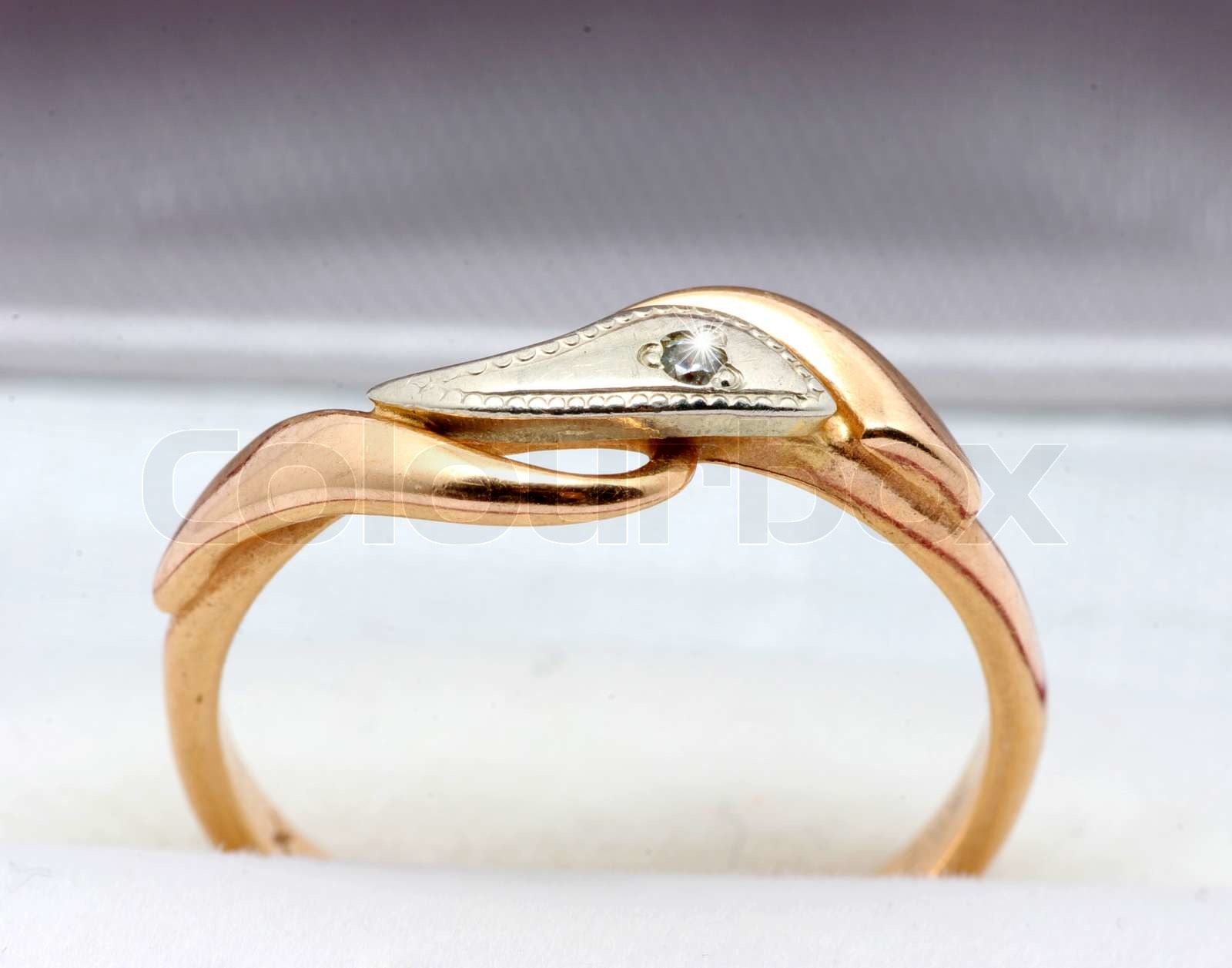 Golden ring | Stock image | Colourbox
