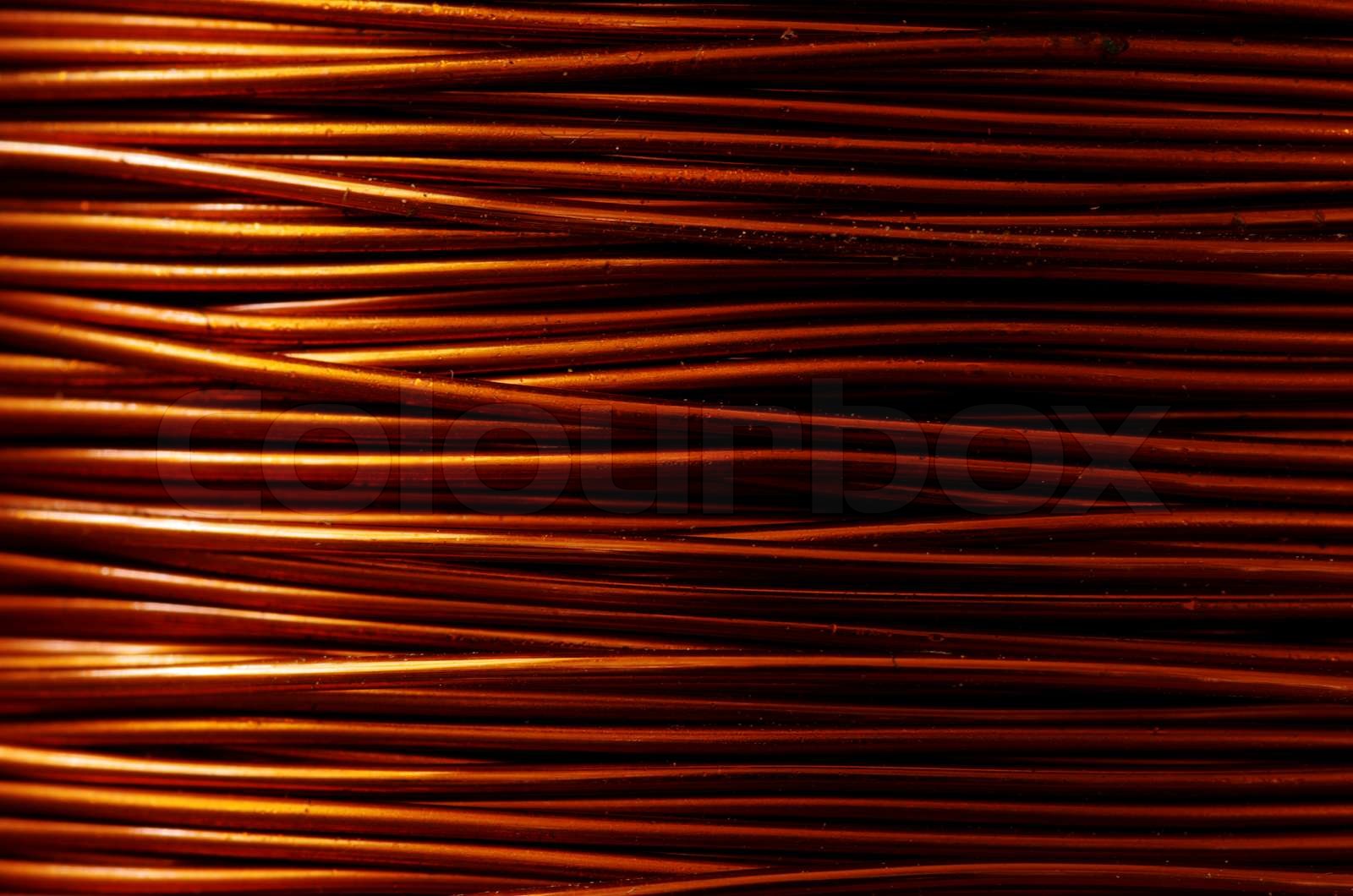 copper wire | Stock image | Colourbox