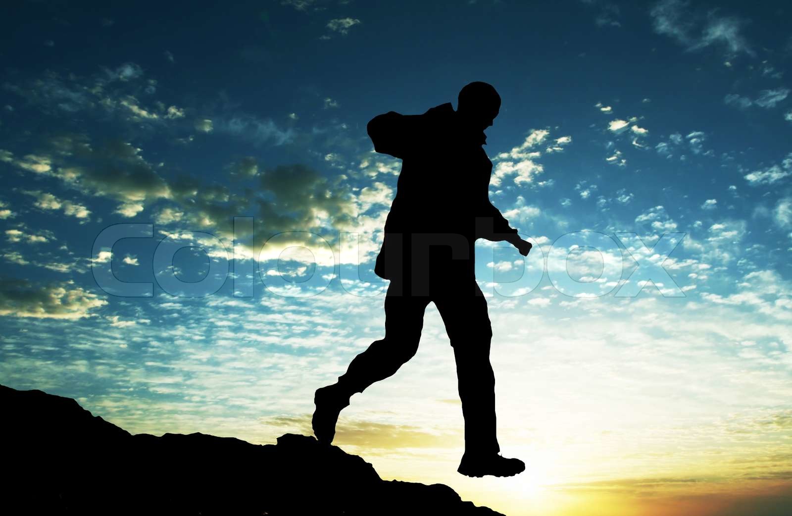 Running man | Stock image | Colourbox