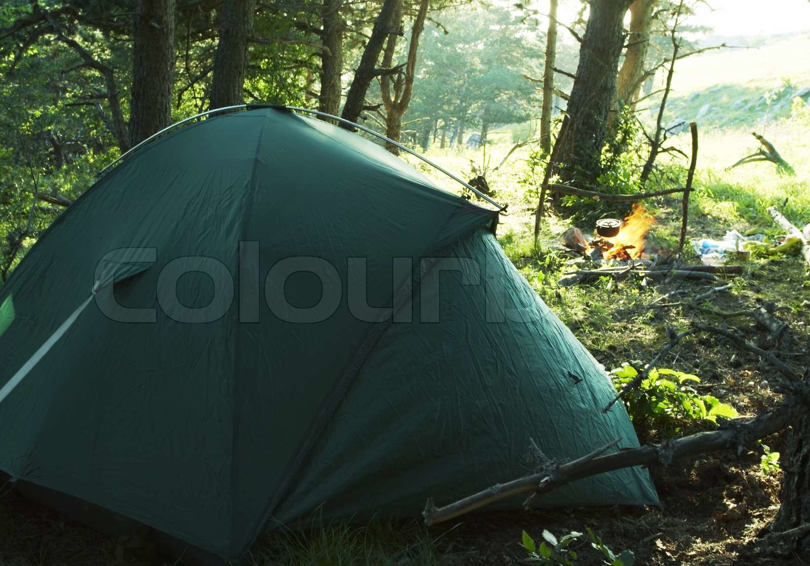 Camping | Stock image | Colourbox