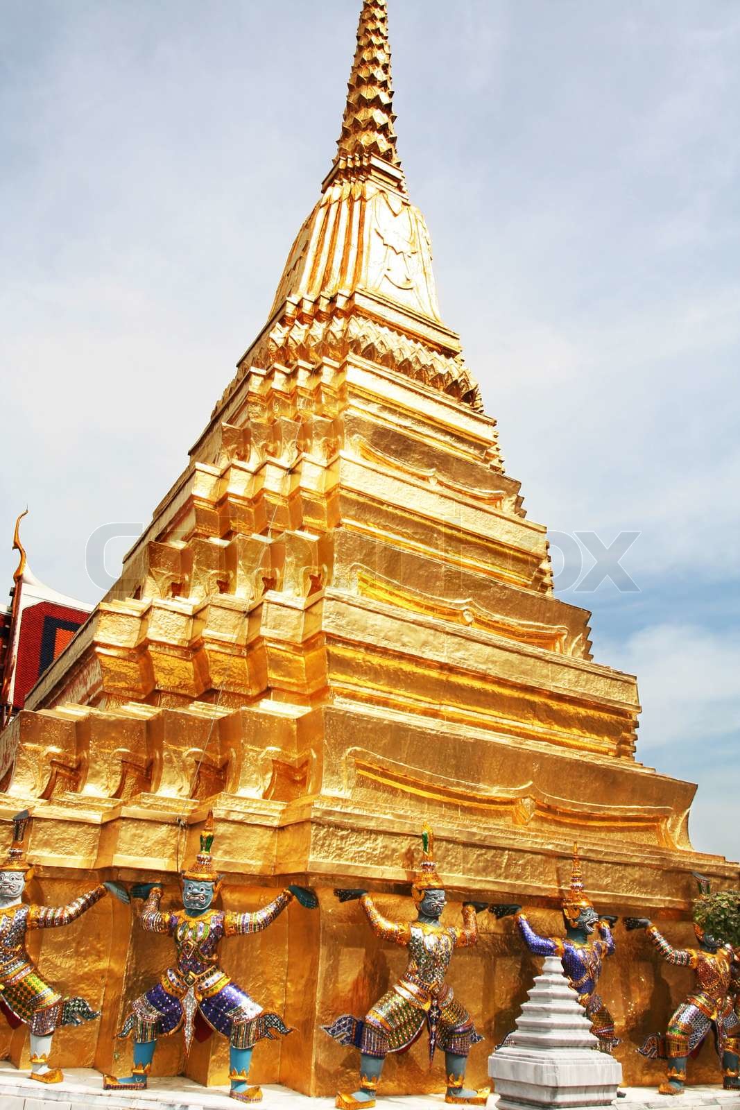 Gold temple | Stock image | Colourbox