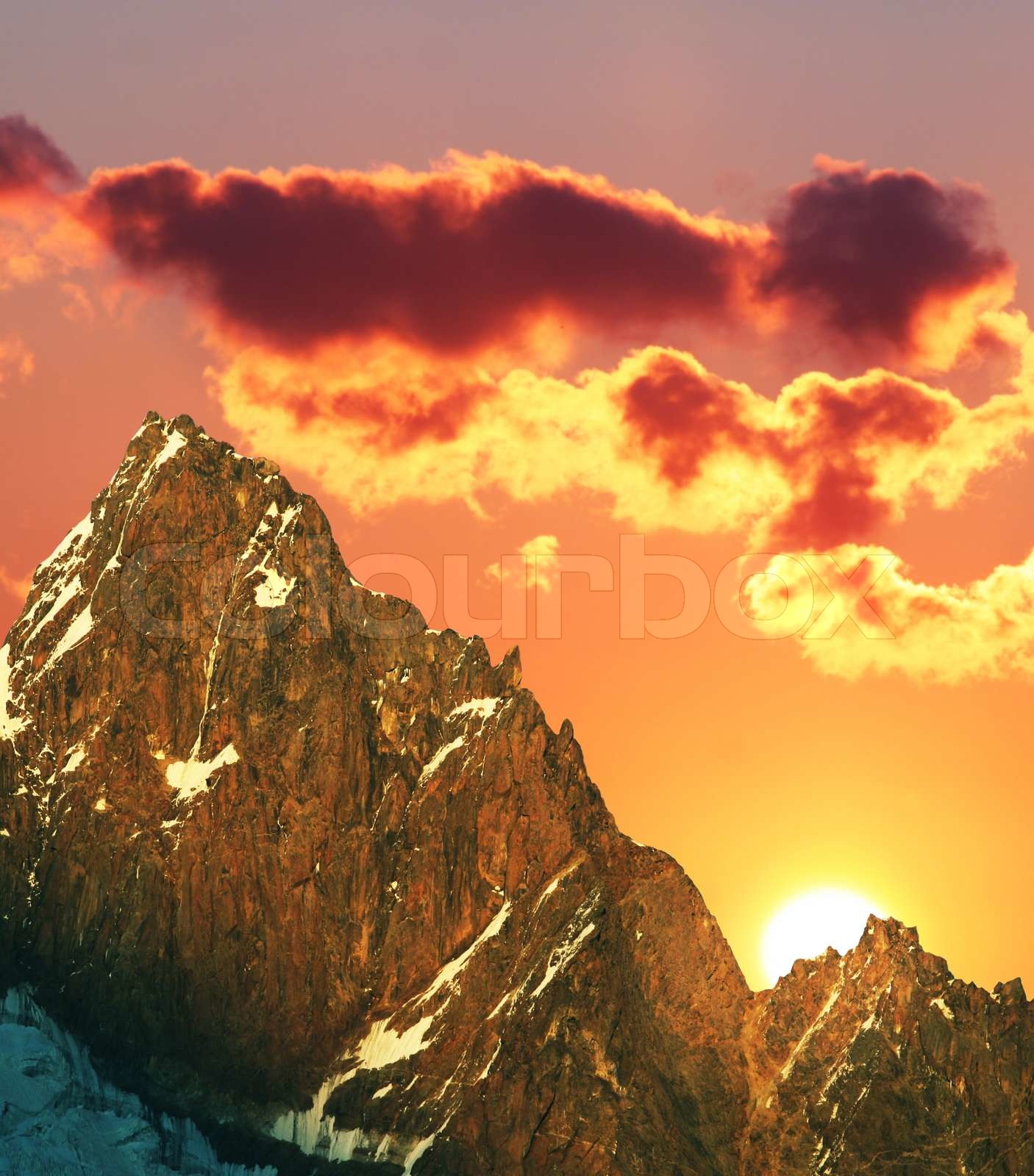 Mountain peak | Stock image | Colourbox