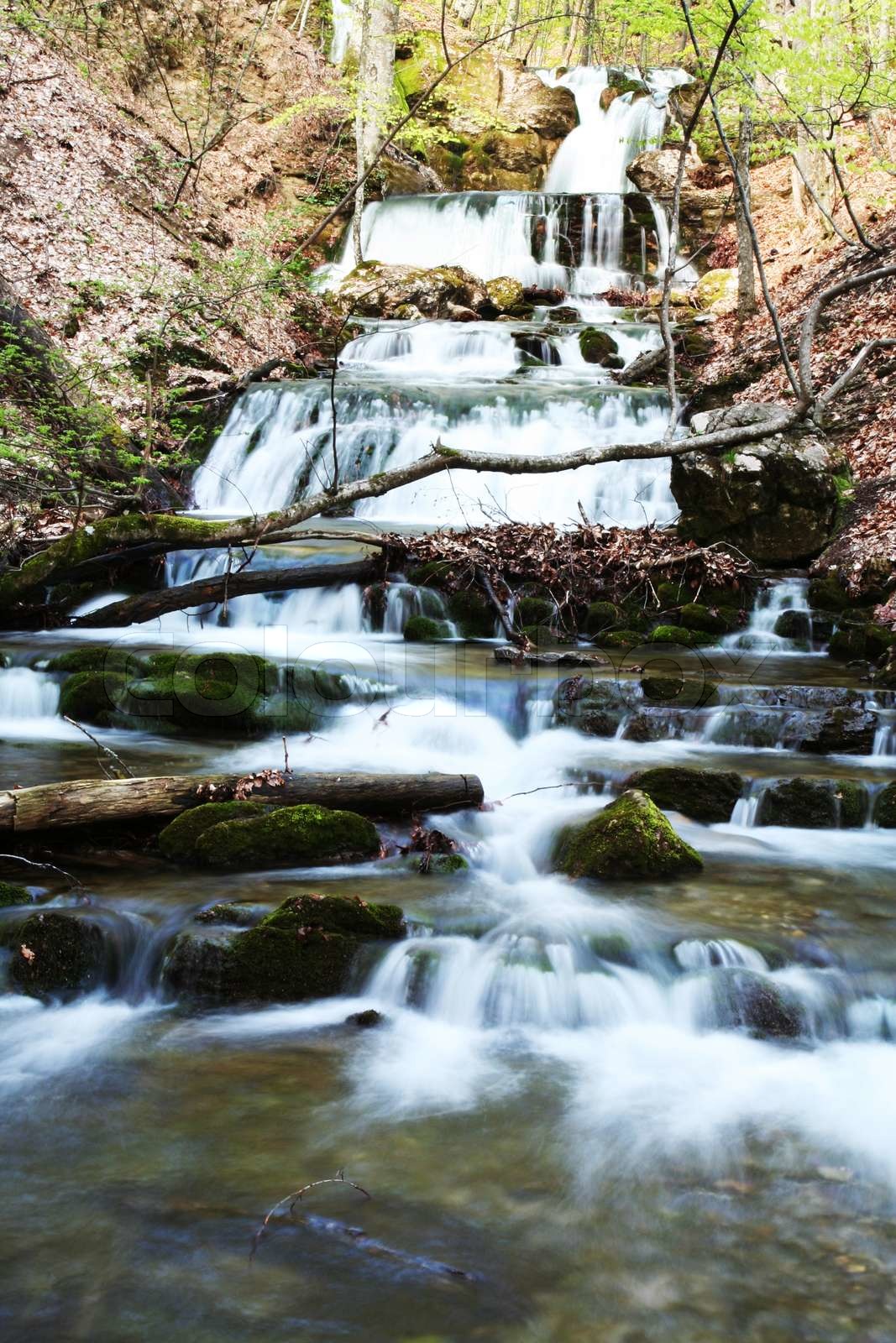 Water cascade | Stock image | Colourbox