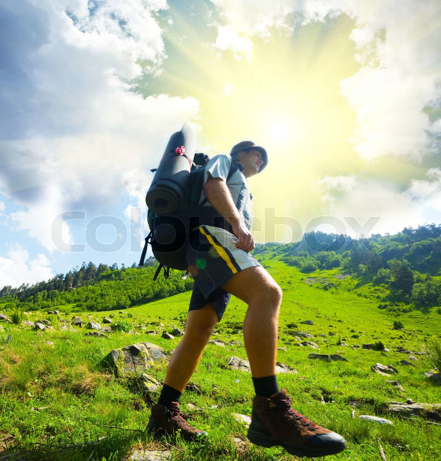 Hiker | Stock image | Colourbox