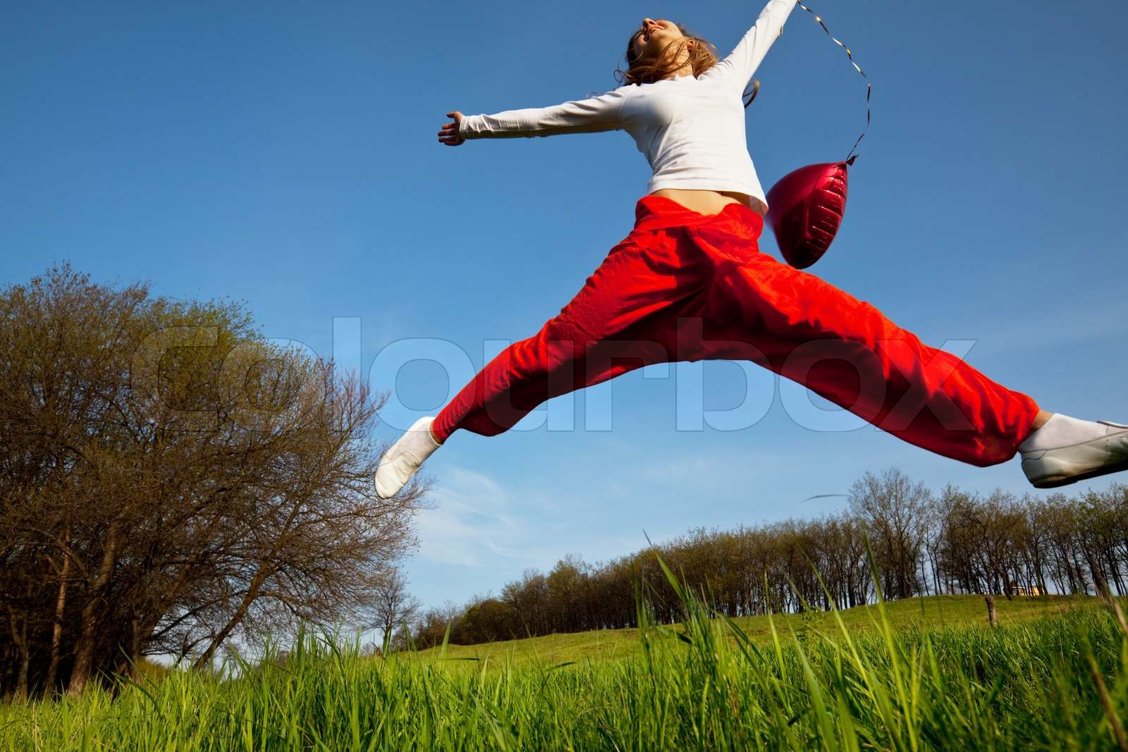 Jumping | Stock image | Colourbox