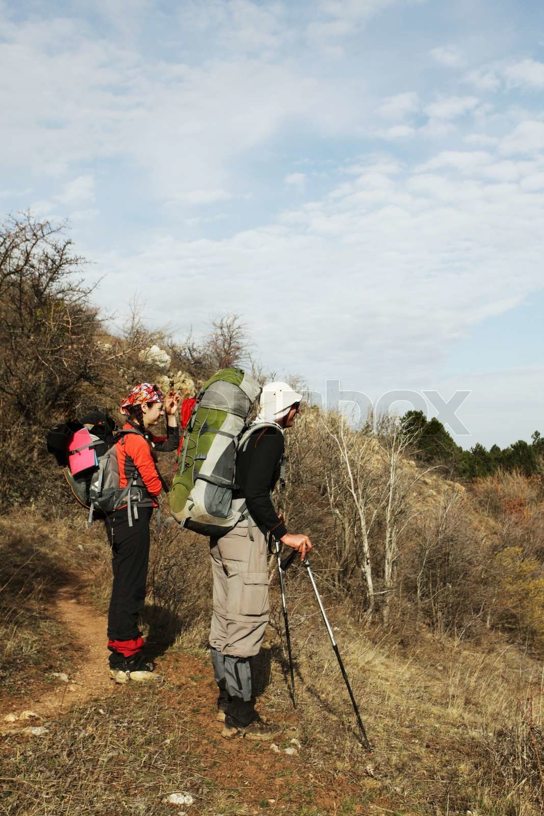 Hiking scene | Stock image | Colourbox
